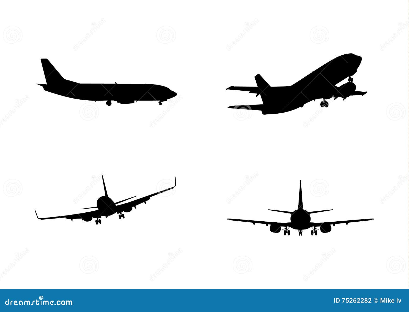 Airplane, Boeing Plane, Travel Isometric Icon. 3d Line Art Technical ...