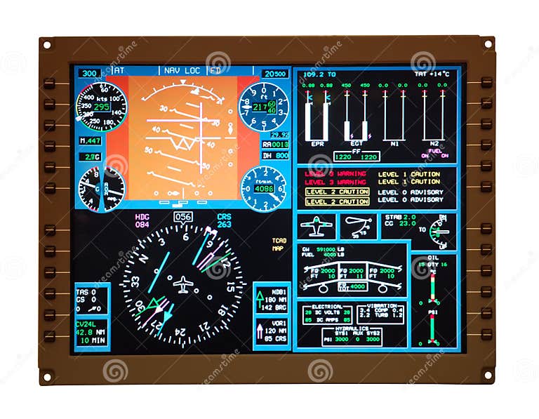 Airplane control panel stock image. Image of speedometer - 9483357