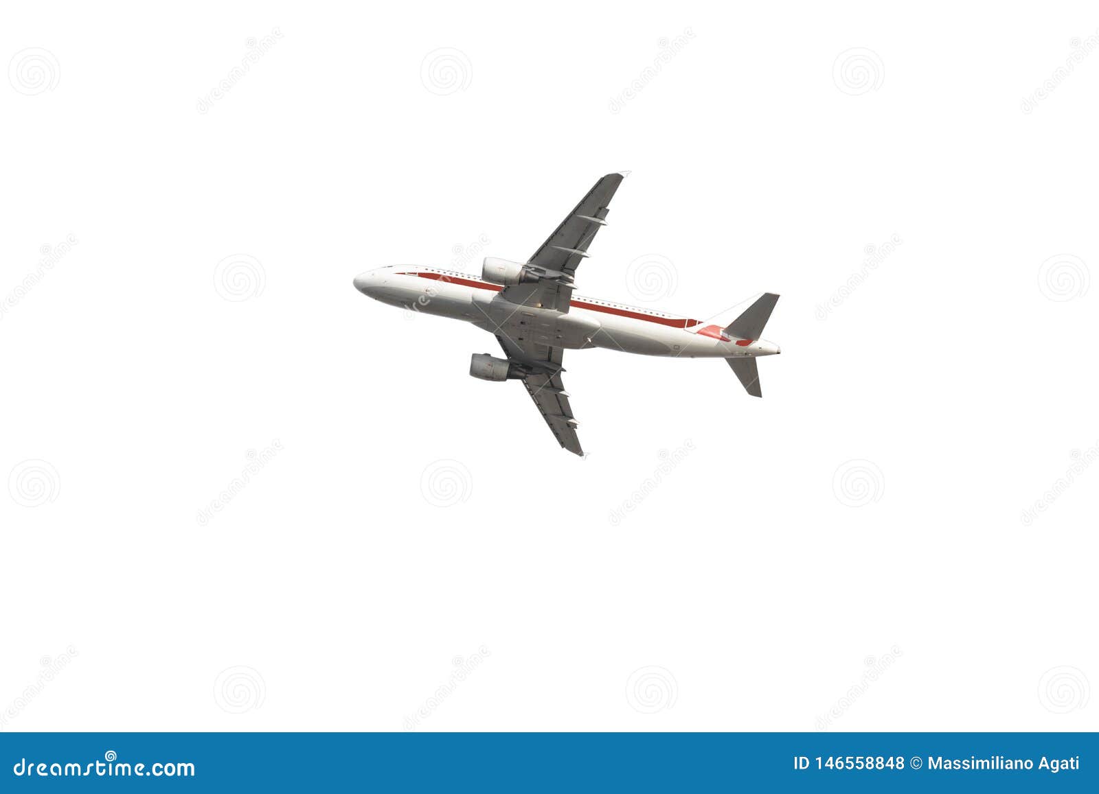 An Airplane Cropped for Background Stock Photo - Image of industry ...