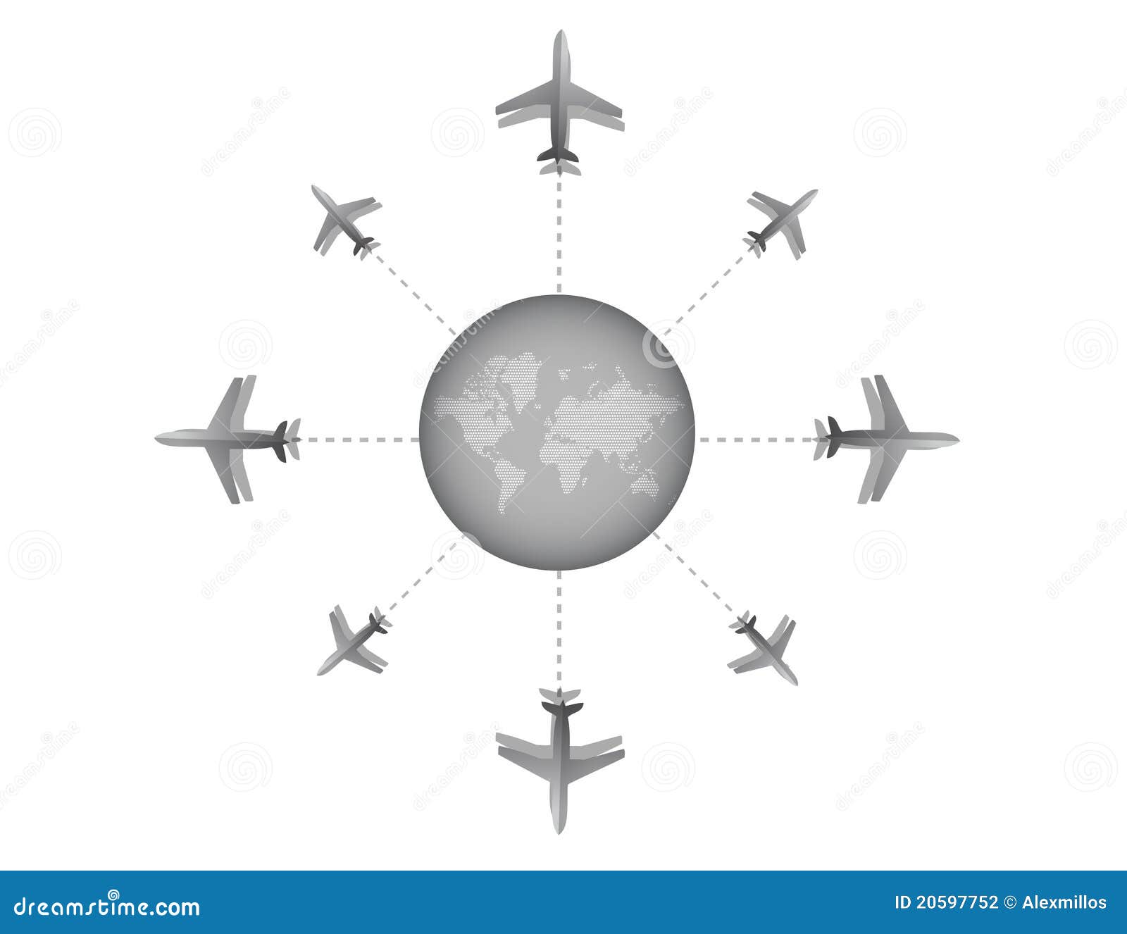 Airplane Destination Design Illustration Stock Illustration ...