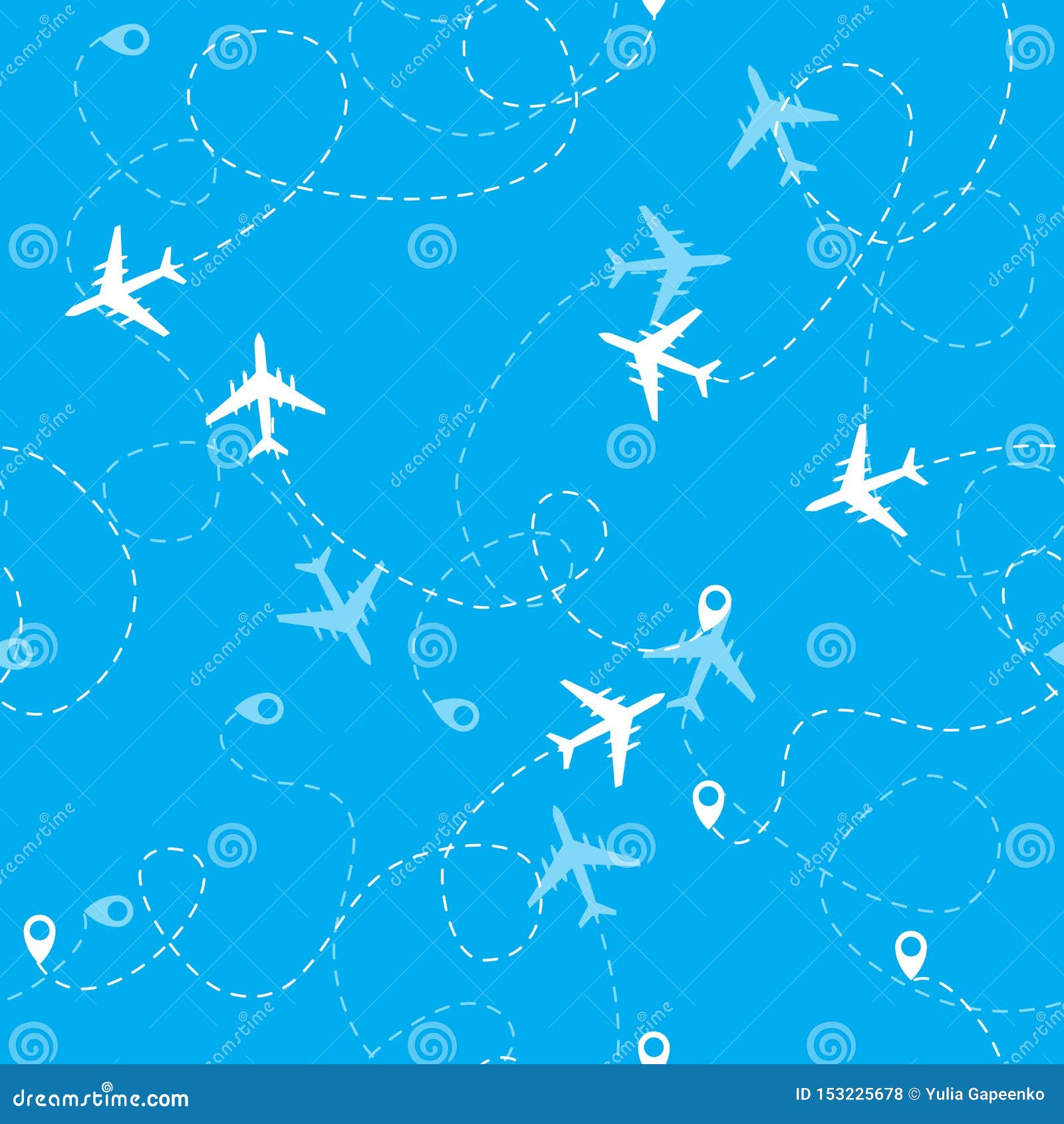 Flight Seamless Pattern Stock Illustrations – 21,561 Flight Seamless ...