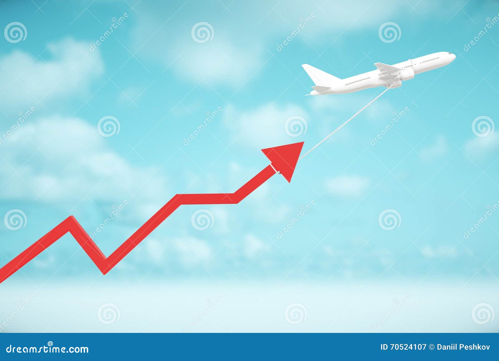 Airplane Arrow Concept Logo Design. Business Strategy Creative Logo ...