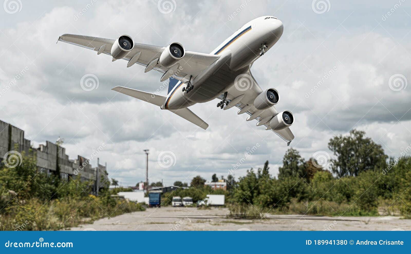 Airplane emergency landing editorial image. Image of wing - 189941380