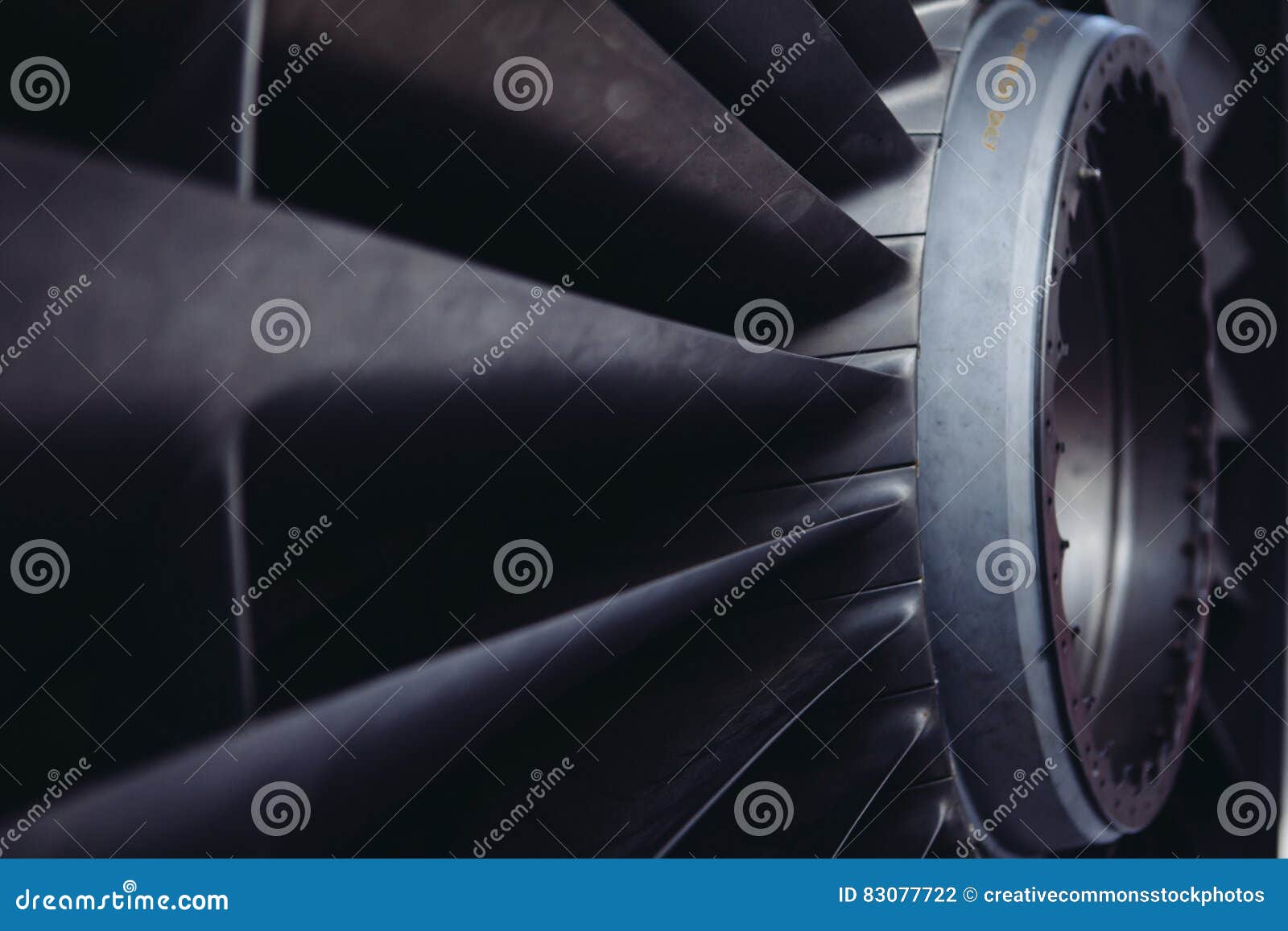 Airplane Engine Turbine Picture. Image: 83077722