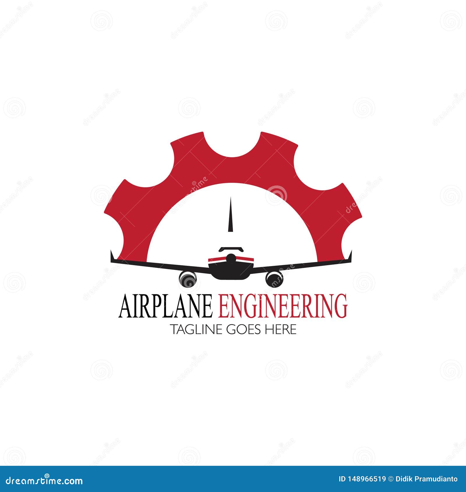 Airplane engineering logo stock vector. Illustration of technology ...