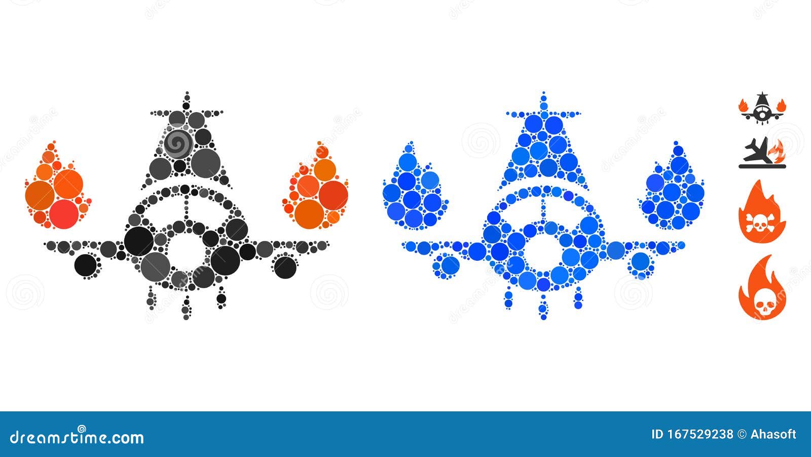 Airplane Engines. Propeller Turbine Symbols Plane Equipment Detailing ...