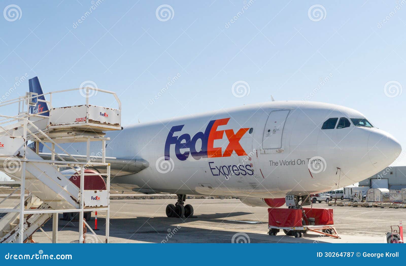 FedEx Cargo Plane editorial photography. Image of terminal - 30264787