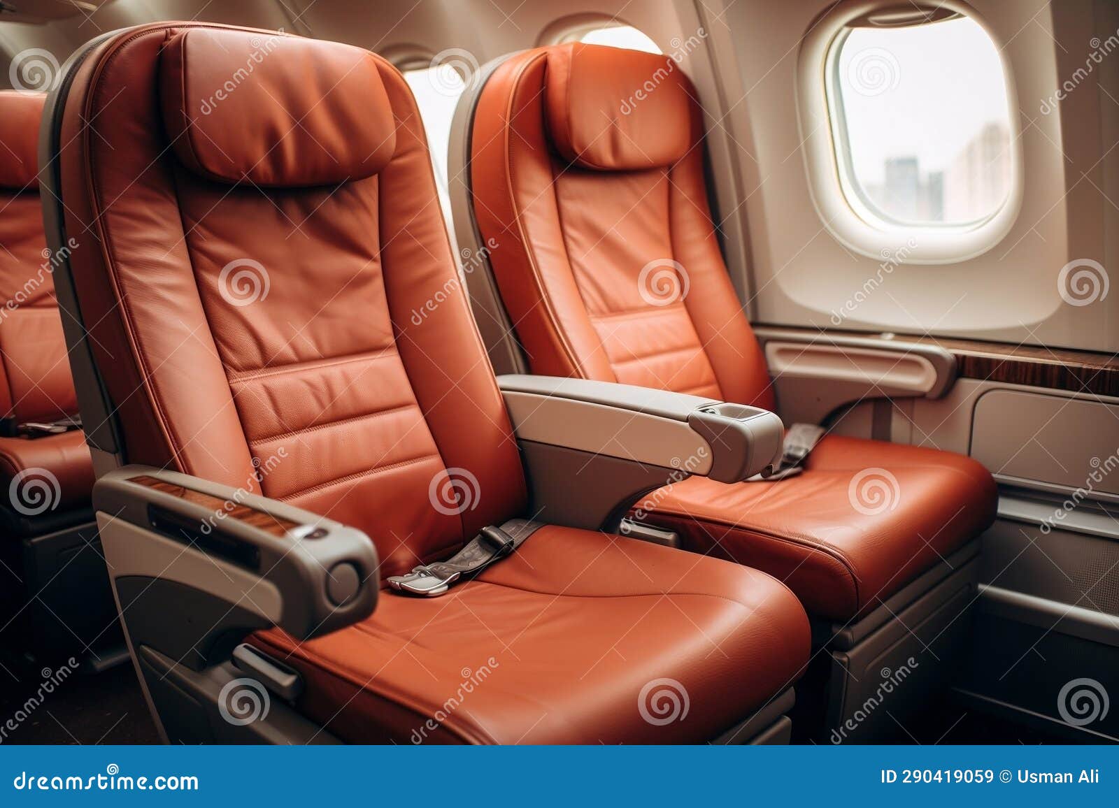 Airplane First Class Icons Set Cartoon Vector. Plane Person Onboard ...