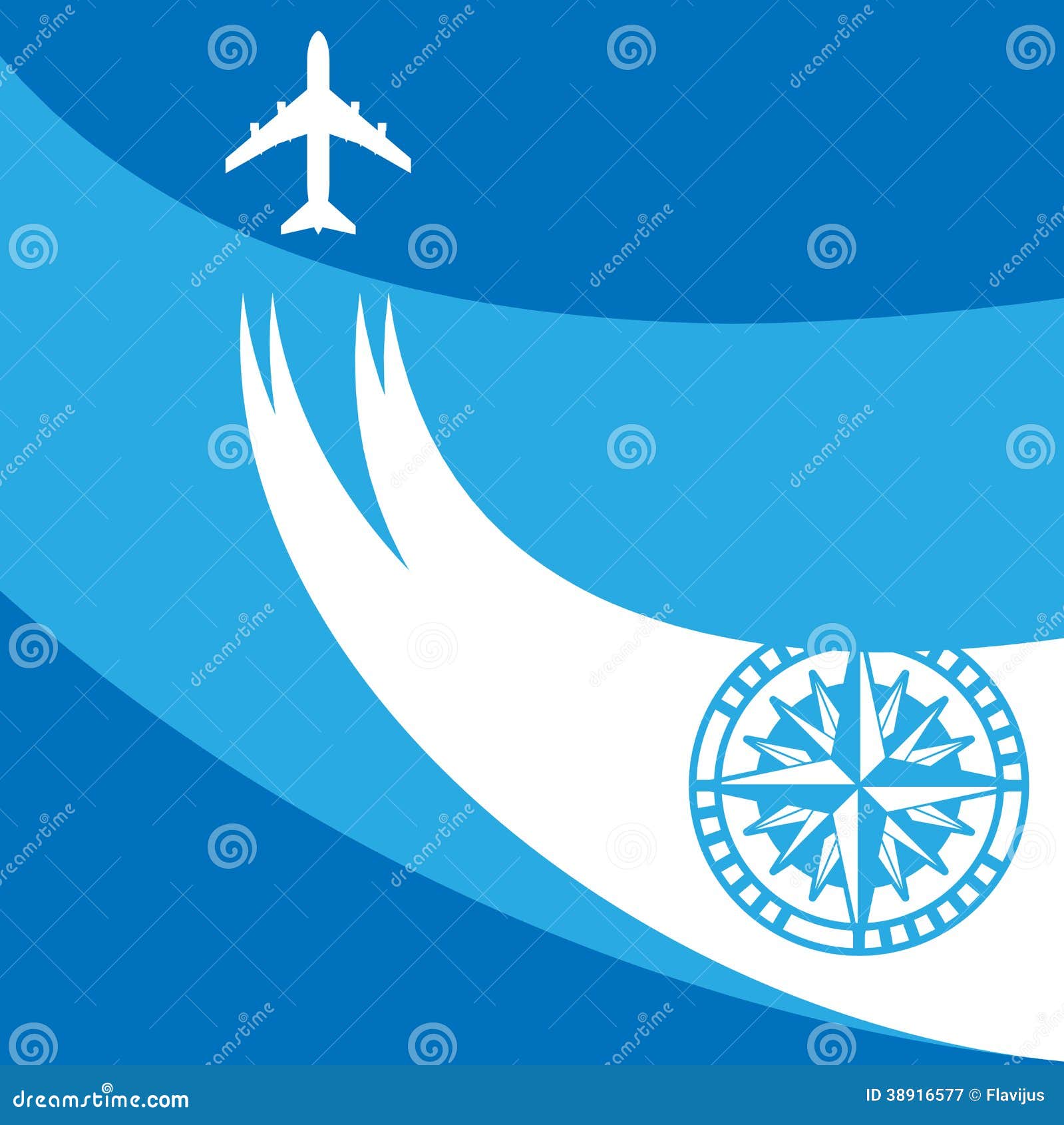 Airplane flight abstract stock vector. Illustration of element - 38916577