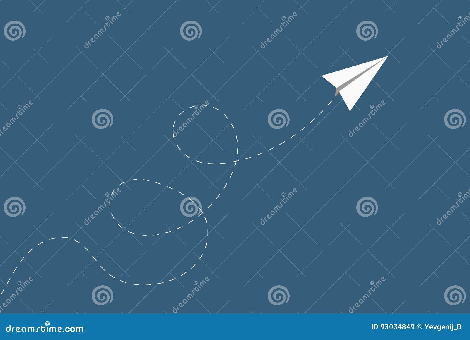 Airplane with Flying Direction. Minimalist Style Wallpaper for Busines ...