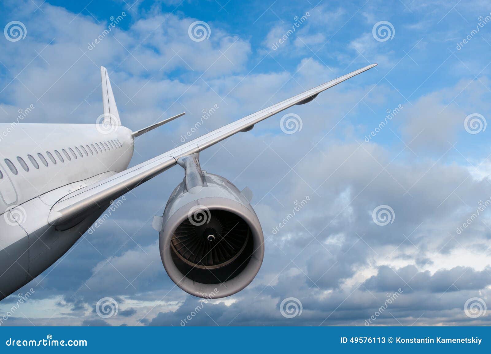 Airplane flying down stock image. Image of airplane, aeroplane - 49576113