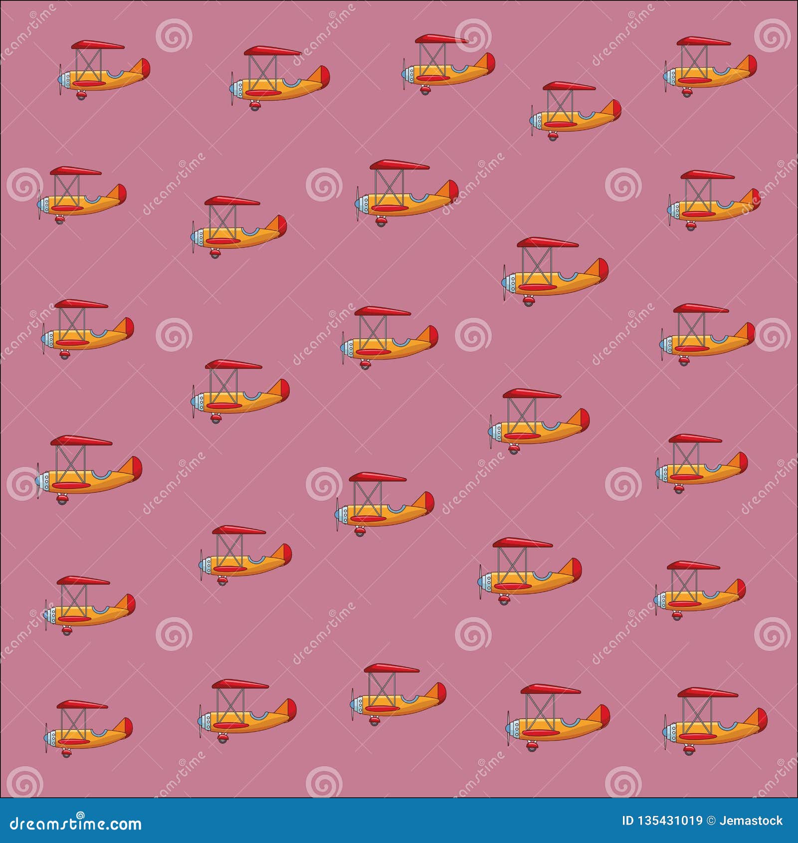 Airplane Flying Pattern Cartoon Stock Vector - Illustration of trip ...