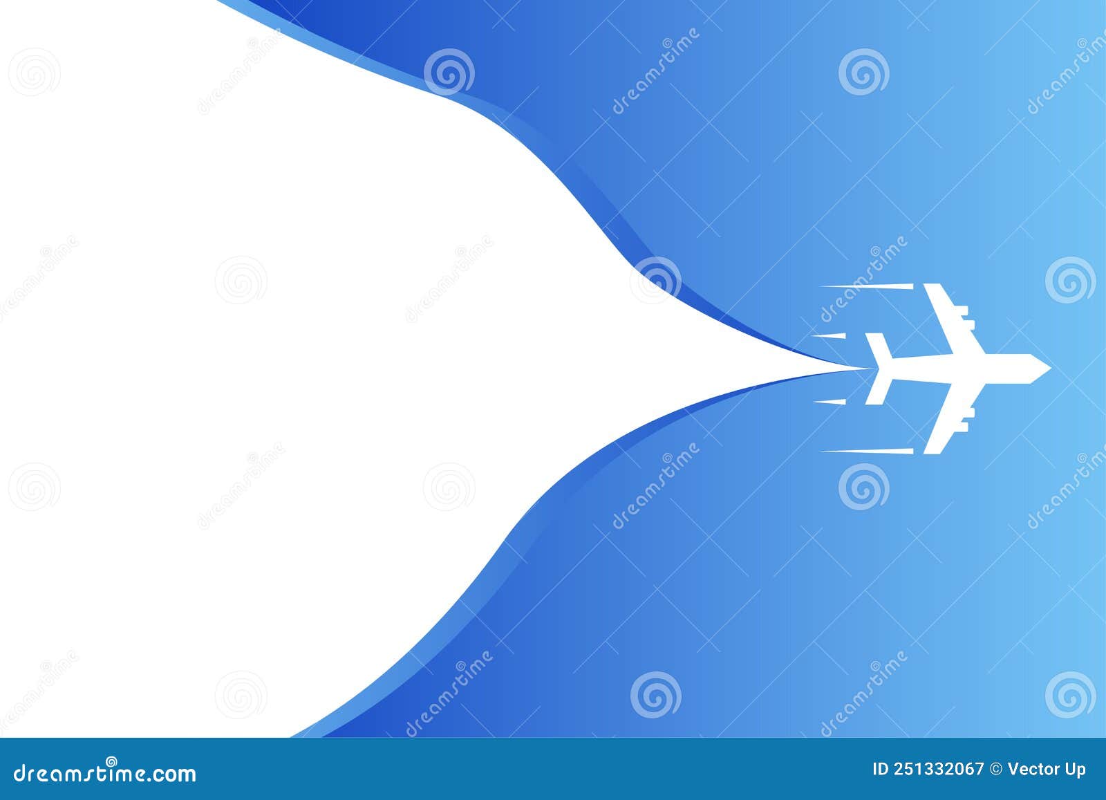 Airplane Flying in Sky. Plane Icon. Flight Transport. Stock Vector ...