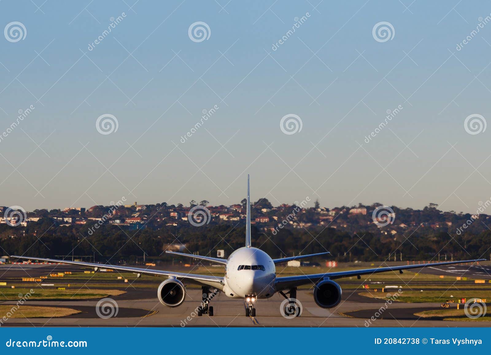 Airplane front day stock photo. Image of technology, biggest - 20842738