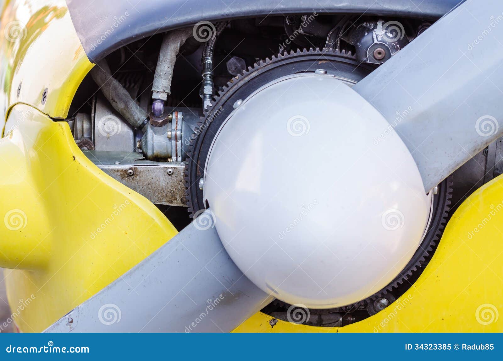 Airplane Front Propeller stock image. Image of antique - 34323385