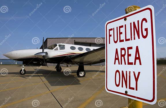 Airplane Fueling stock photo. Image of engine, gasoline - 7164814