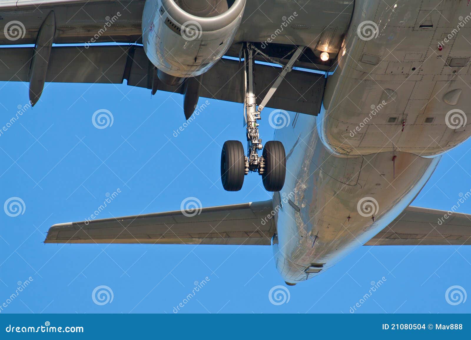 Airplane gears stock photo. Image of transportation, clear - 21080504