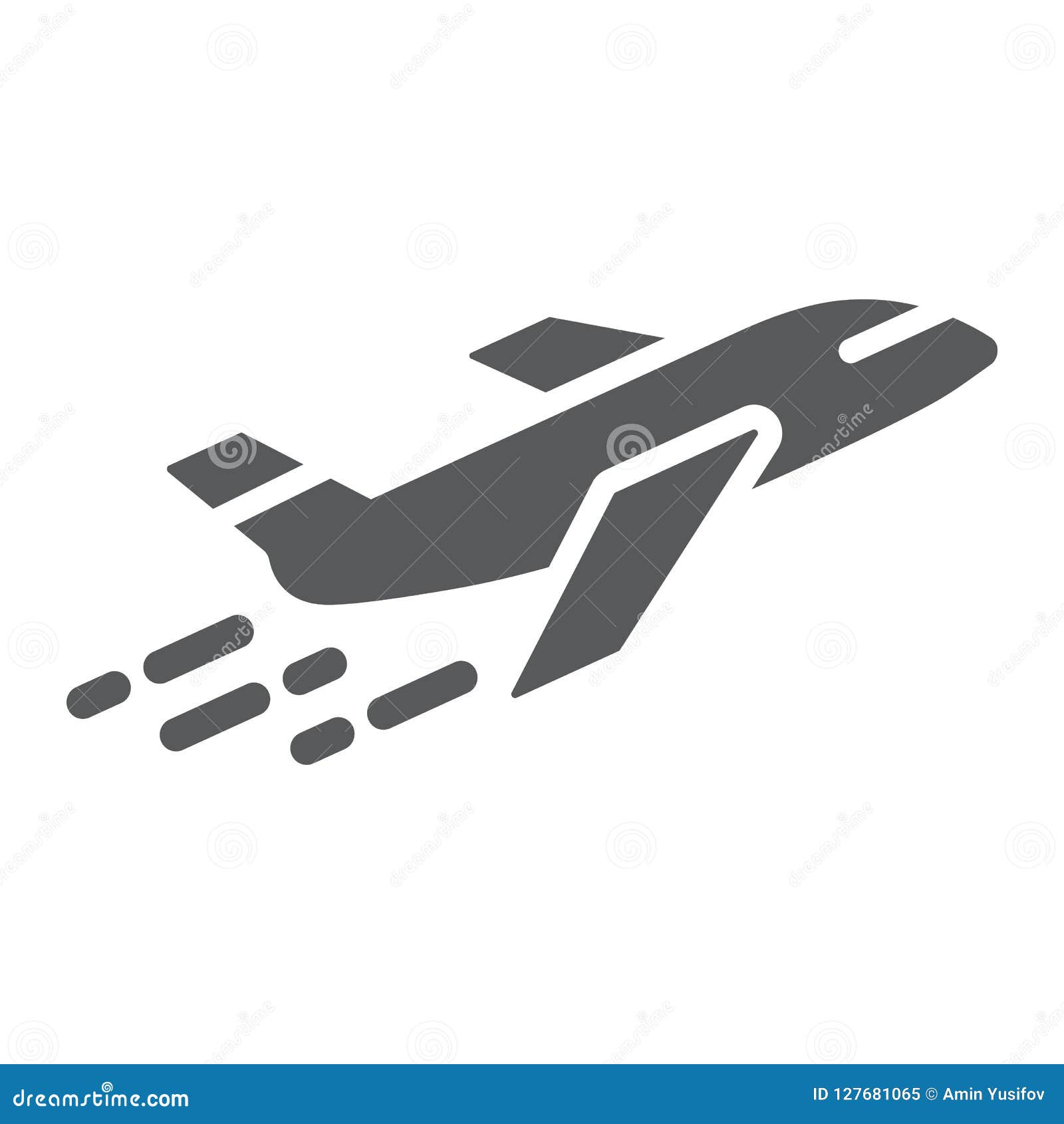 Airplane Glyph Icon, Aircraft and Travel, Plane Sign, Vector Graphics ...