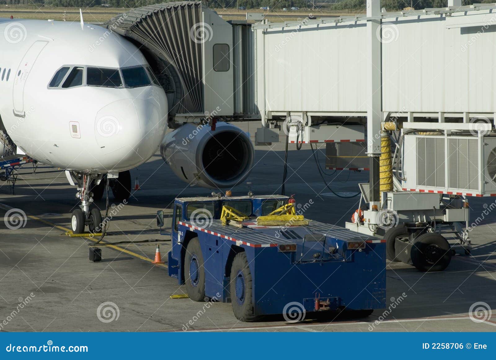 Airplane ground service stock photo. Image of airplane - 2258706