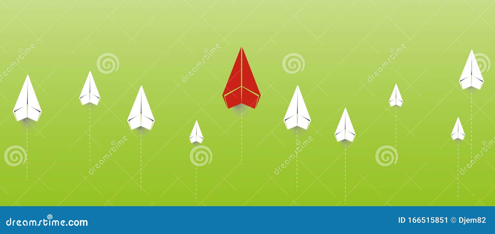 Airplane Group Paper Symbol on the Green Stock Vector - Illustration of ...