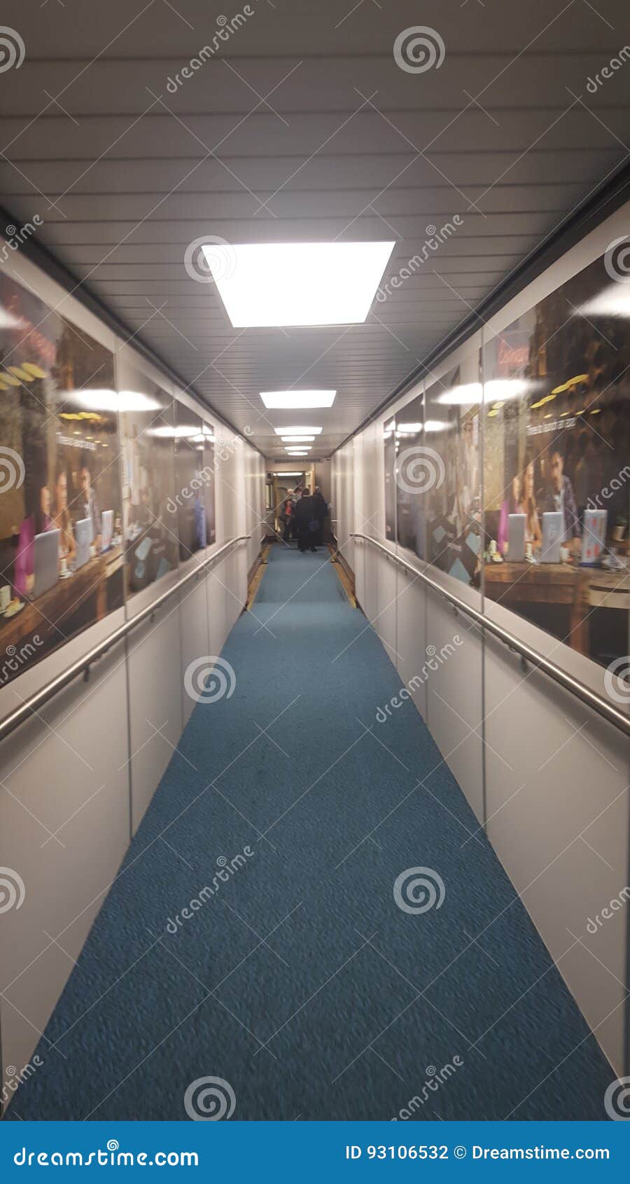 Airplane hallway stock photo. Image of hallway, plane - 93106532