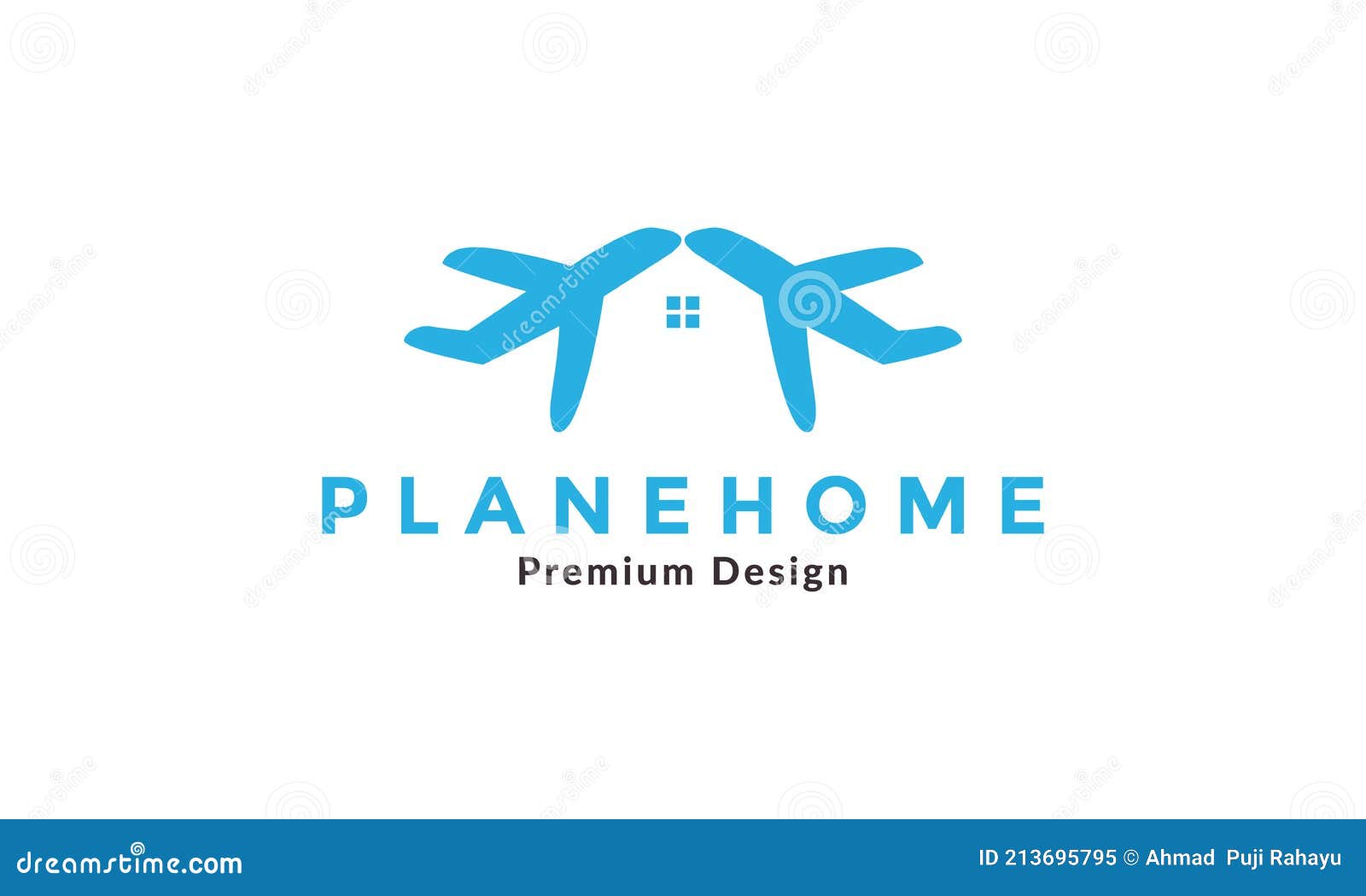 Airplane with Home Logo Vector Symbol Icon Design Illustration Stock ...