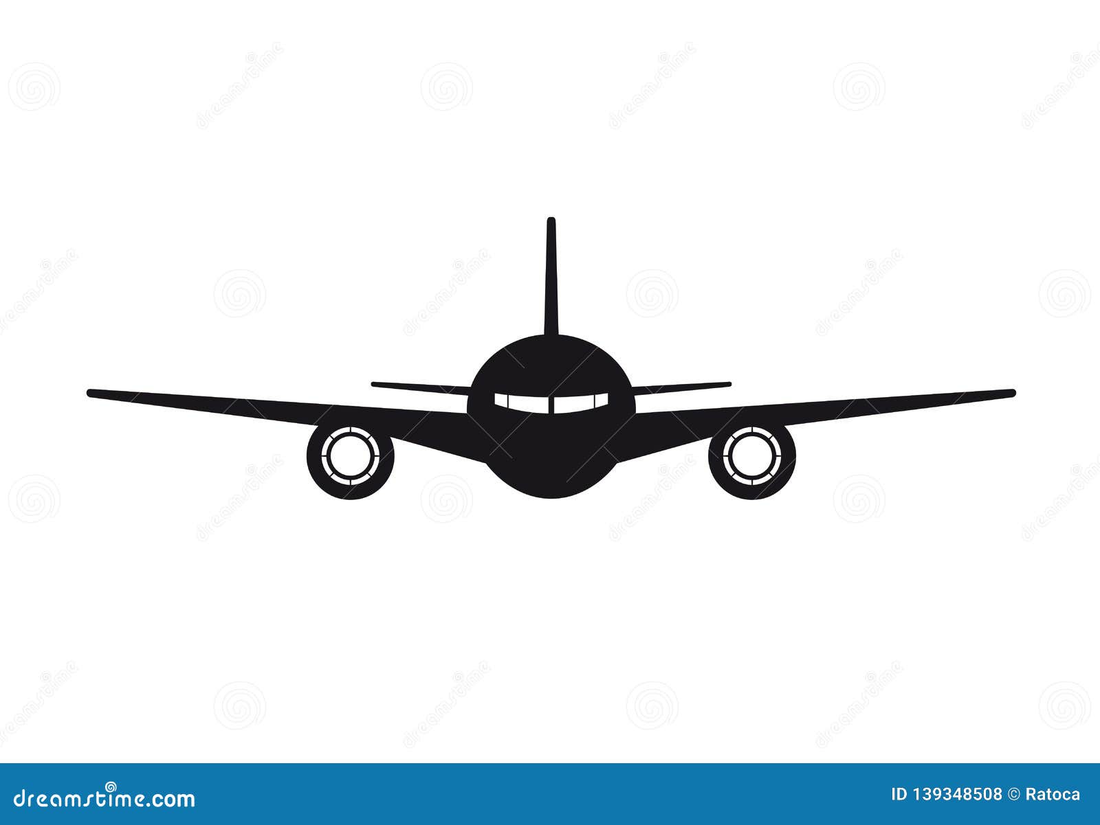 Airplane icon design stock vector. Illustration of winged - 139348508