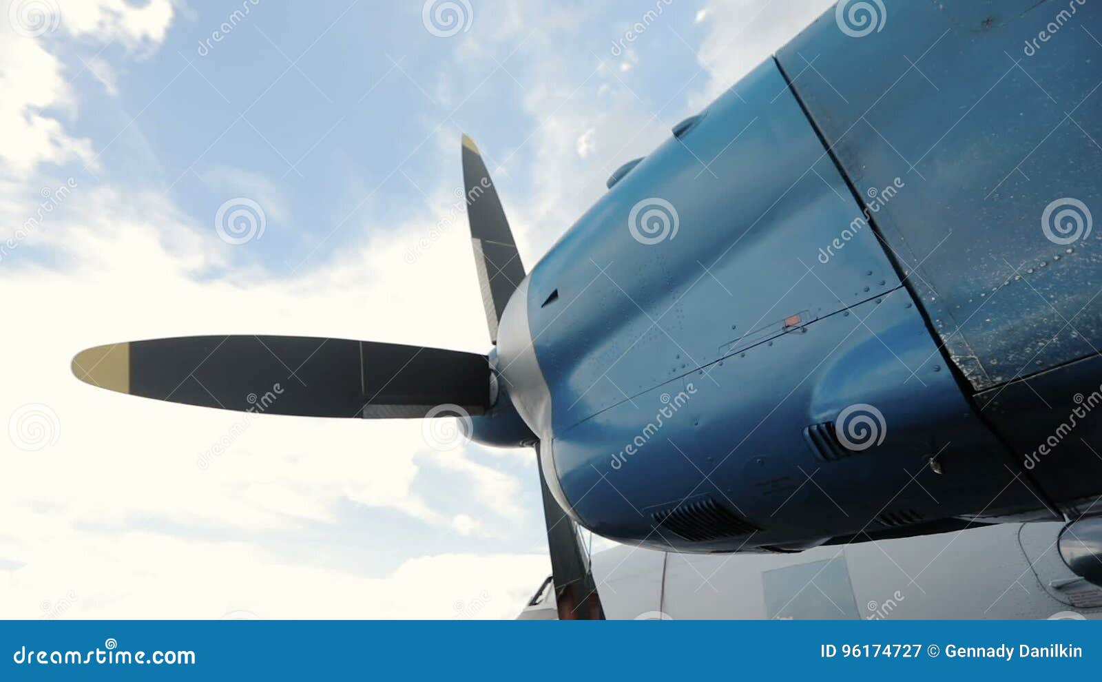 Airplane Ignition and Propeller. Jet Engine. Detail of Jet Engine ...