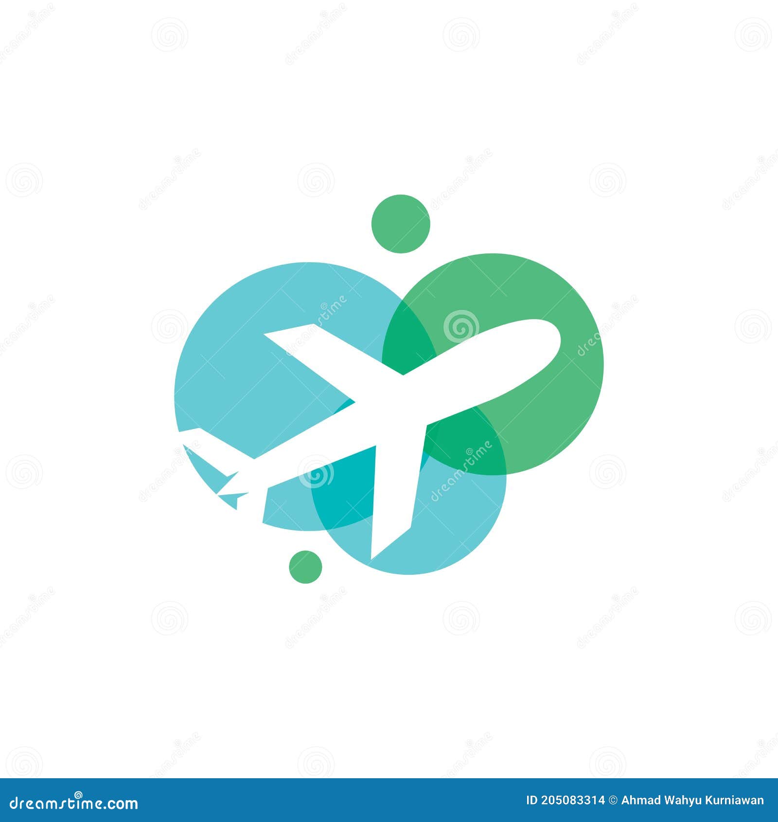 Airplane stock vector. Illustration of blue, symbol - 205083314