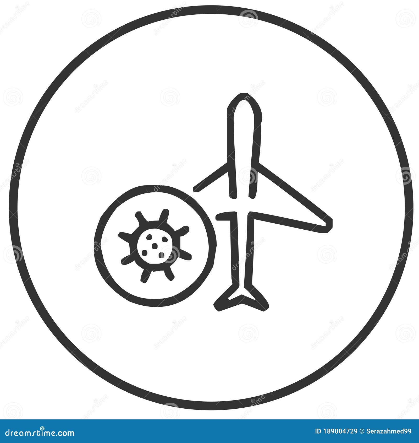 Airplane Infected with Coronavirus or High Risk of Infection Inside ...