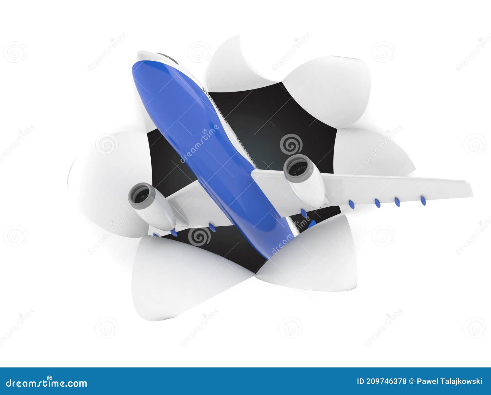 Airplane Inside. Empty Plane Interior, Seamless Horizontal Background ...