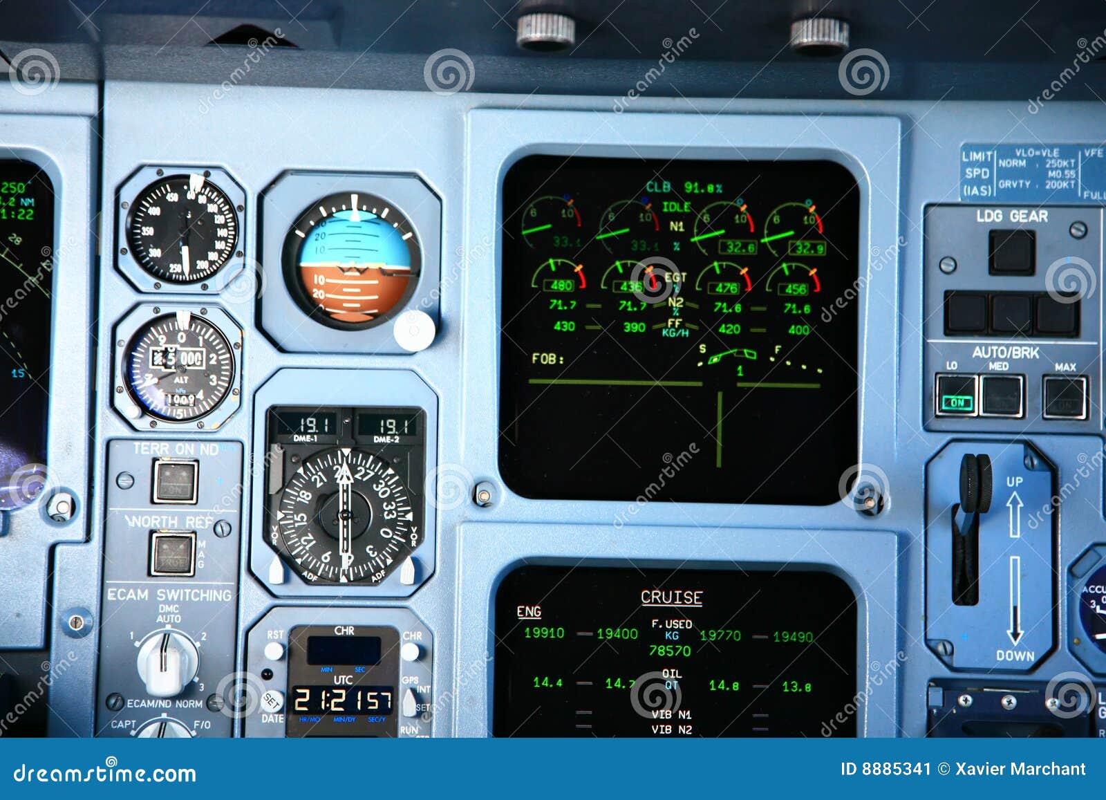 Airplane Instruments Royalty-Free Stock Photo | CartoonDealer.com #8262609