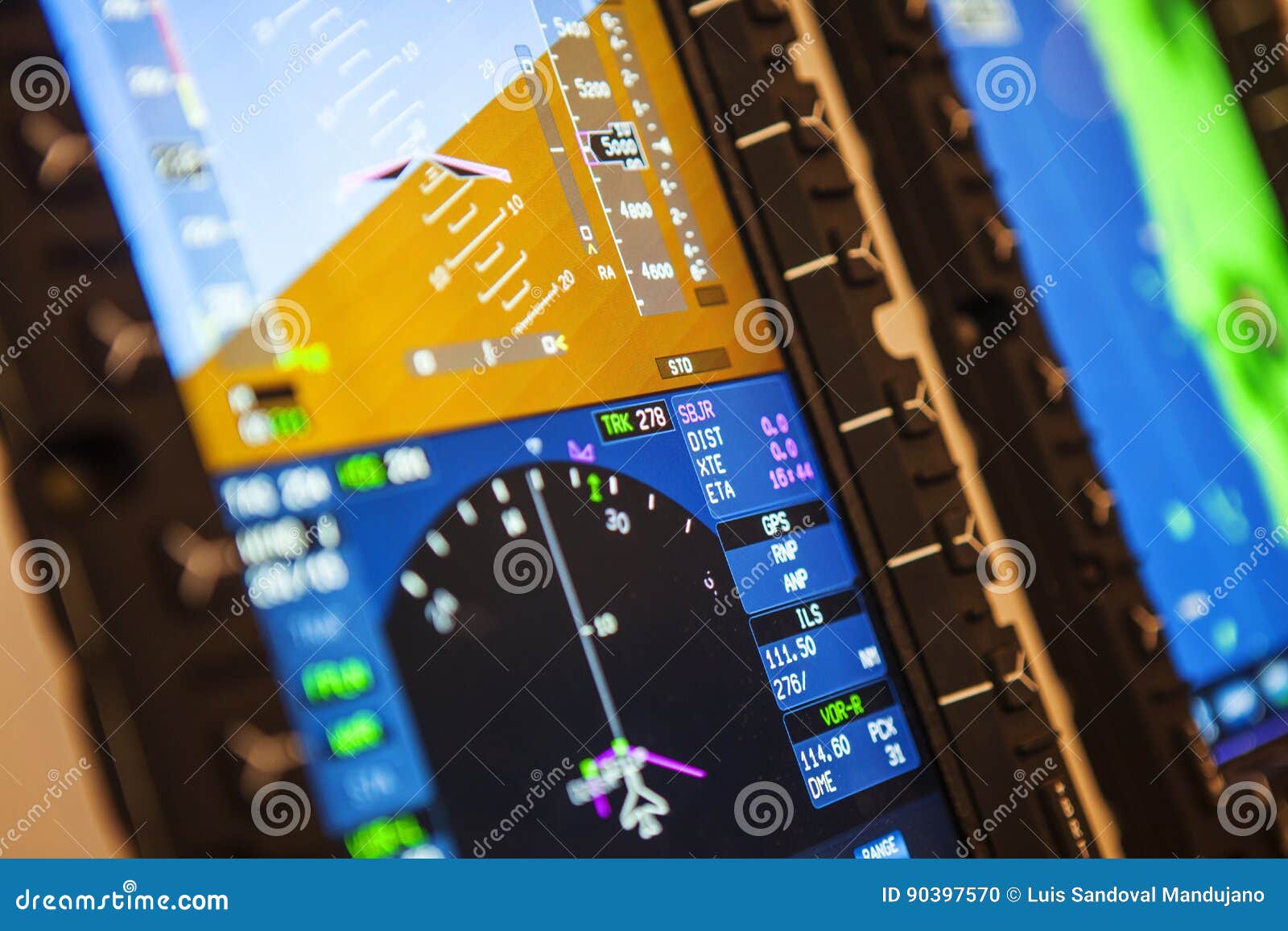Airplane Instruments Stock Image | CartoonDealer.com #1731727