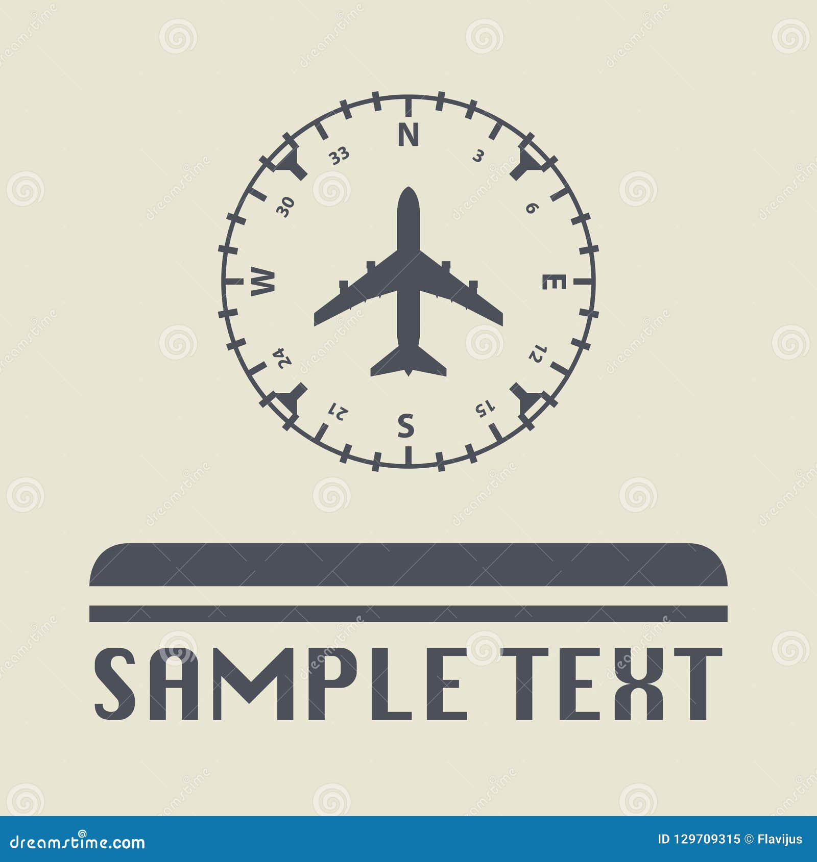 Airplane Instruments Icon or Sign Stock Vector - Illustration of ...
