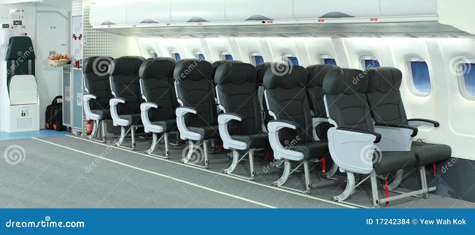 Airplane Interior No Smoking Sign And Safety Symbol Royalty-Free Stock ...