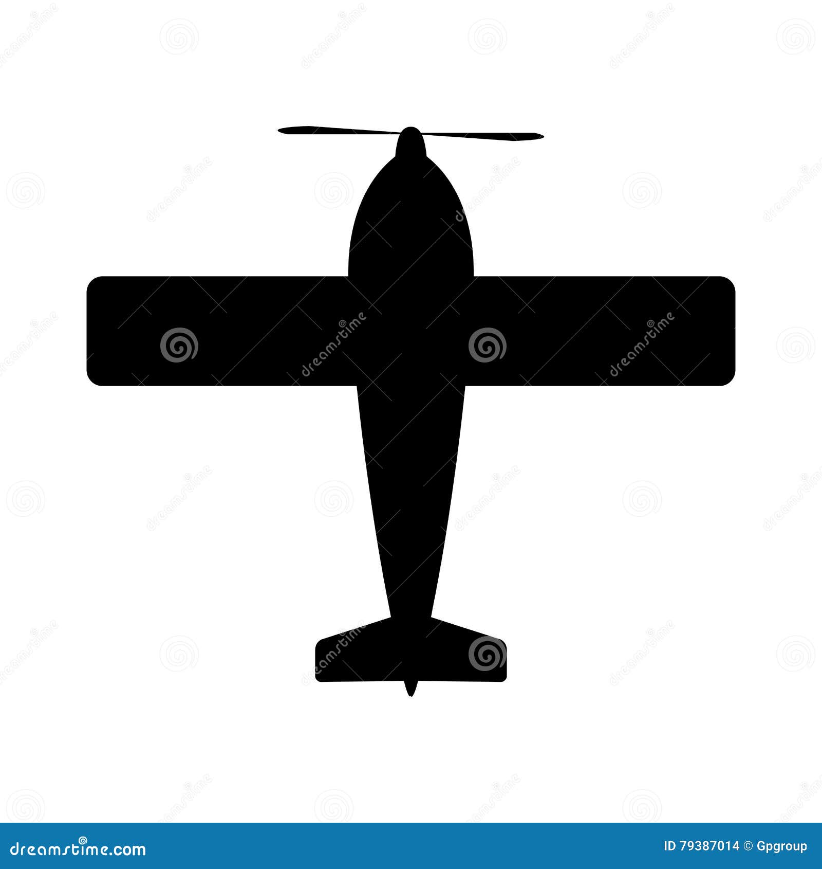 Airplane Isolated Pictogram Image Stock Vector - Illustration of ...