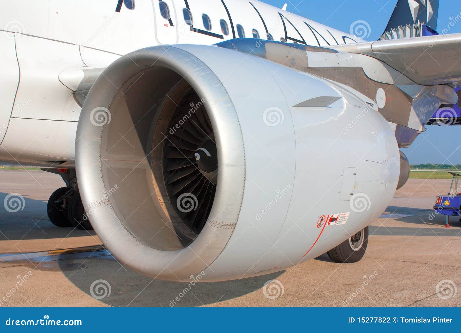 Airplane jet engine stock photo. Image of transport, engine - 15277822