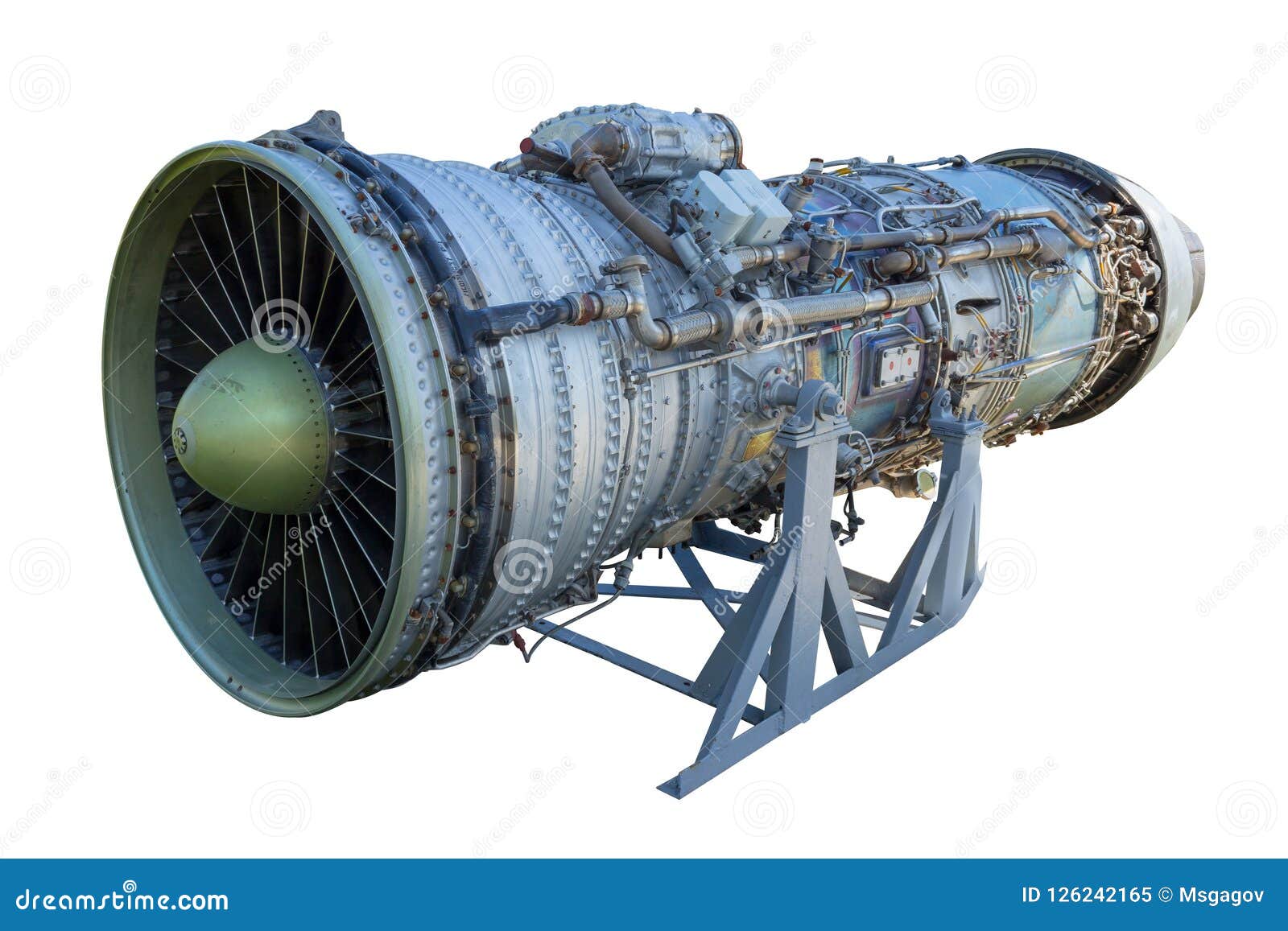 Jet engine details stock image. Image of component, carbon - 126242165