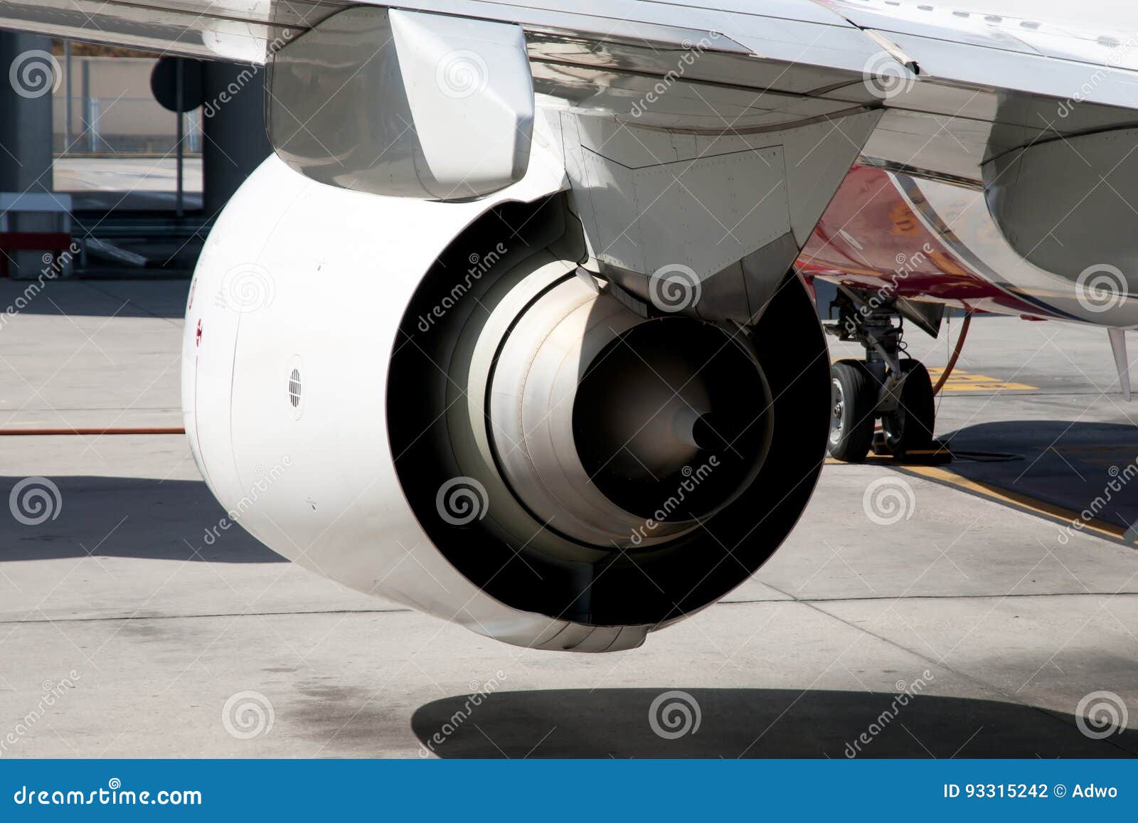 Airplane Jet Engine stock photo. Image of plane, metal - 93315242