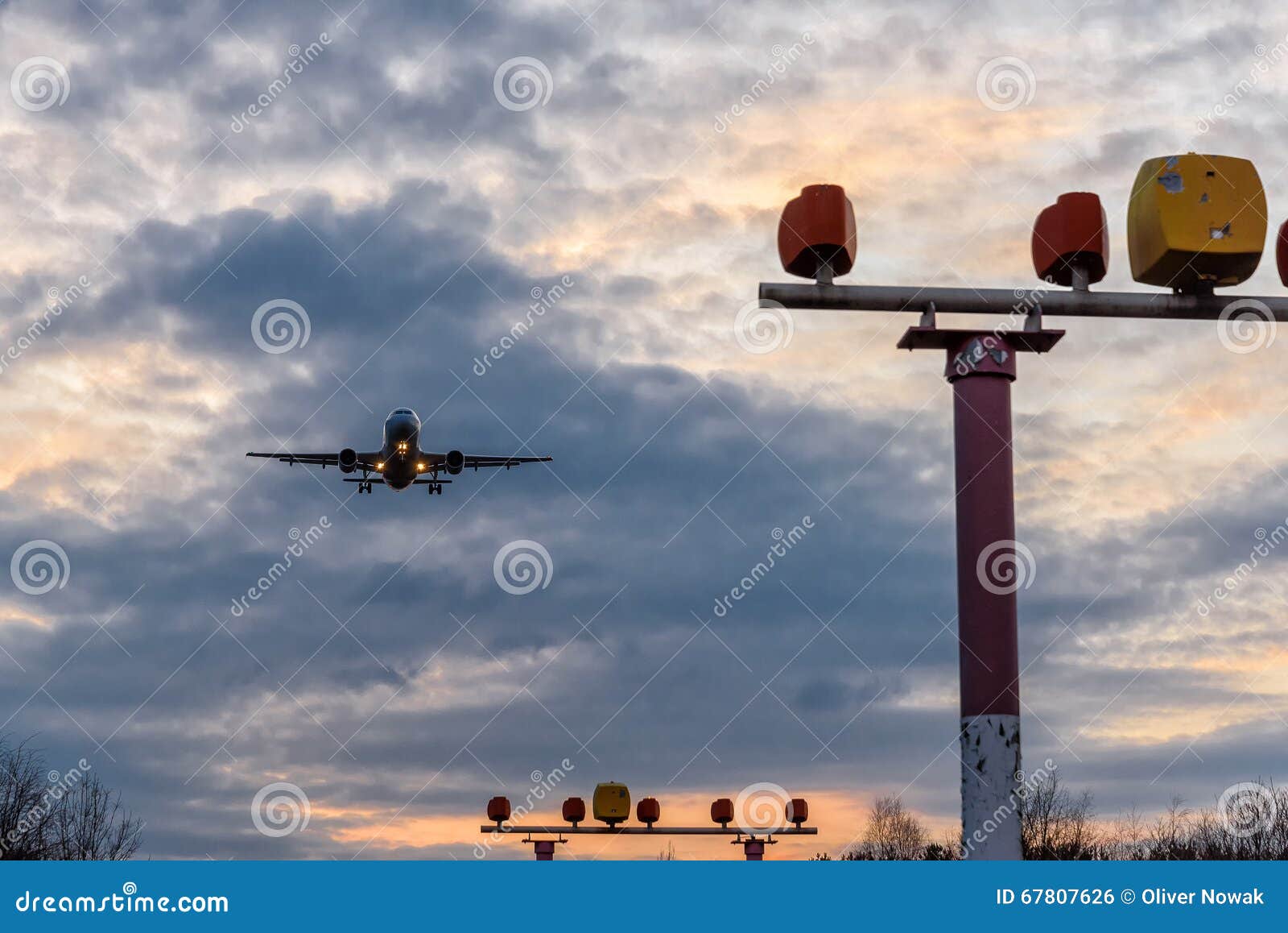 Airplane stock photo. Image of path, company, runway - 67807626