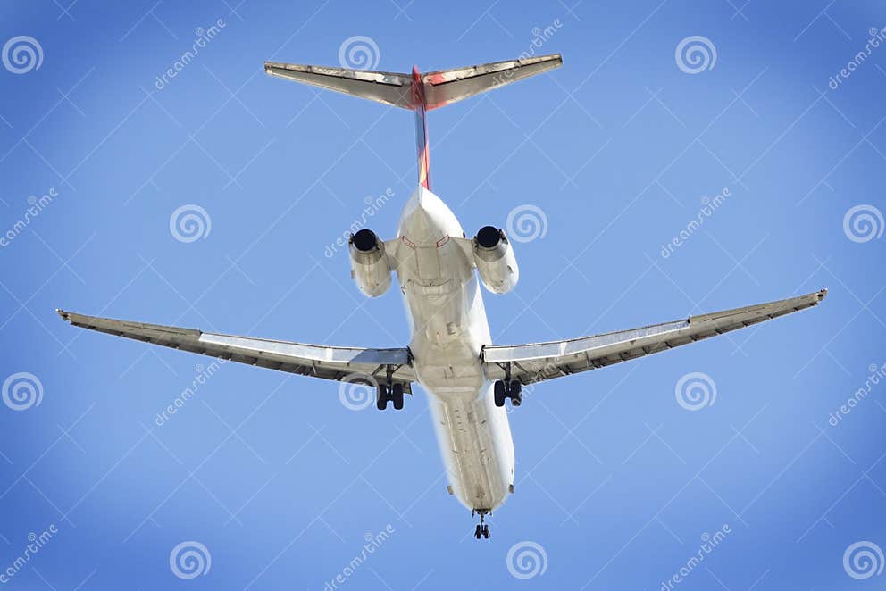 Airplane Leaving stock photo. Image of wing, dark, airplane - 4194270
