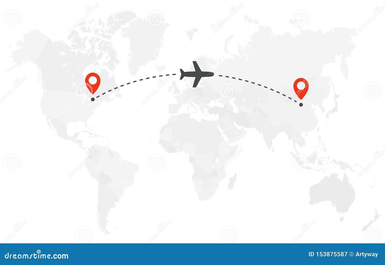 Airplane Line Path. Air Plane Flight Route with Start Point and Dash ... Airplane Line Path. Air Plane Flight Route with Start Point and Dash ...