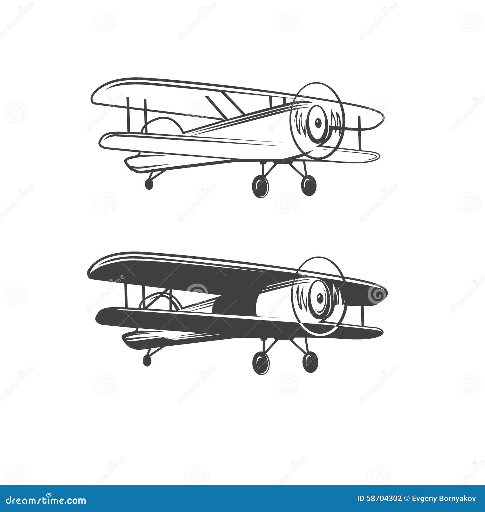 Airplane logo stock vector. Illustration of group, sketch - 58704302