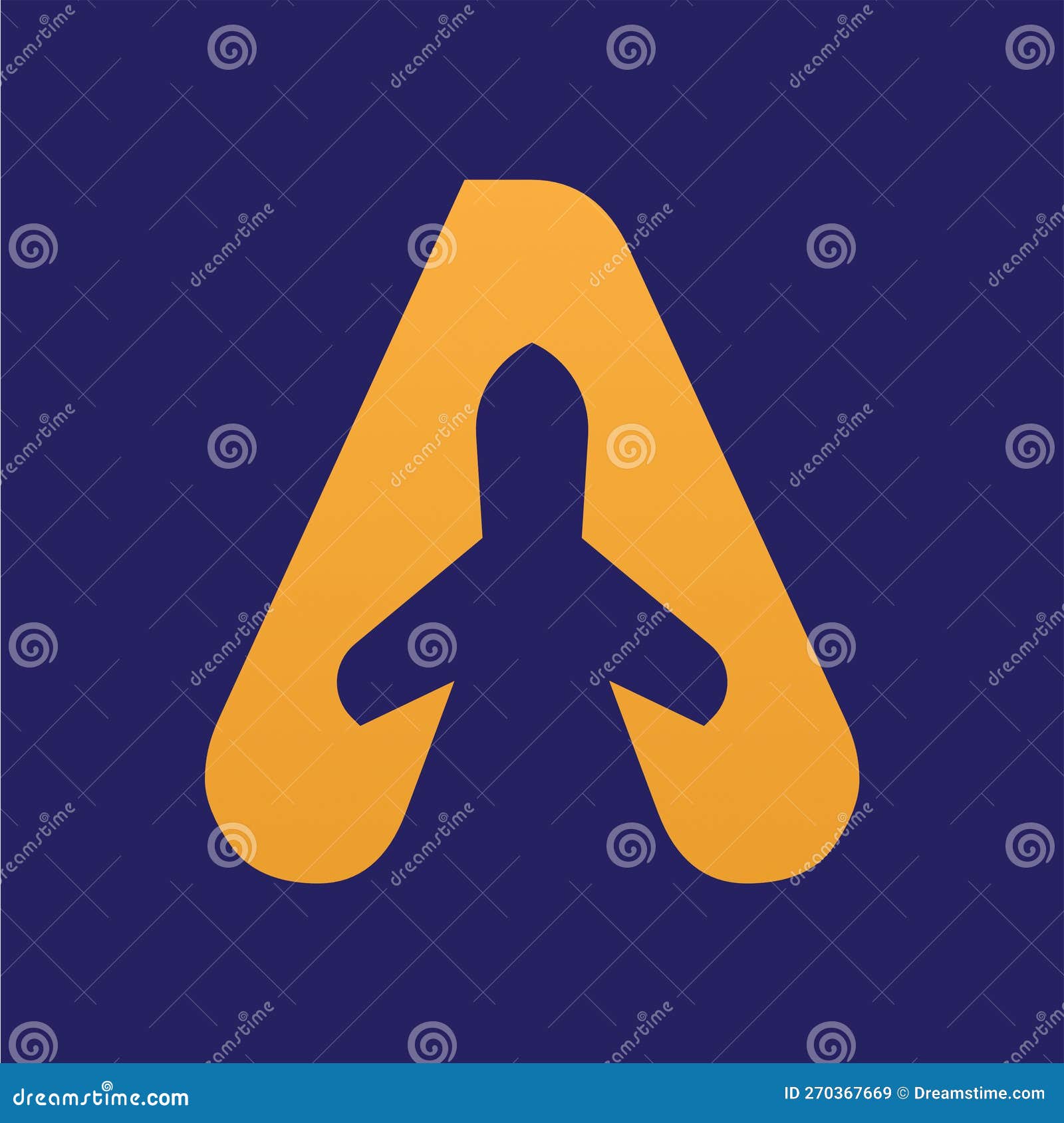 Airplane Logo Design. Simple Airplane Logo Stock Illustration ...