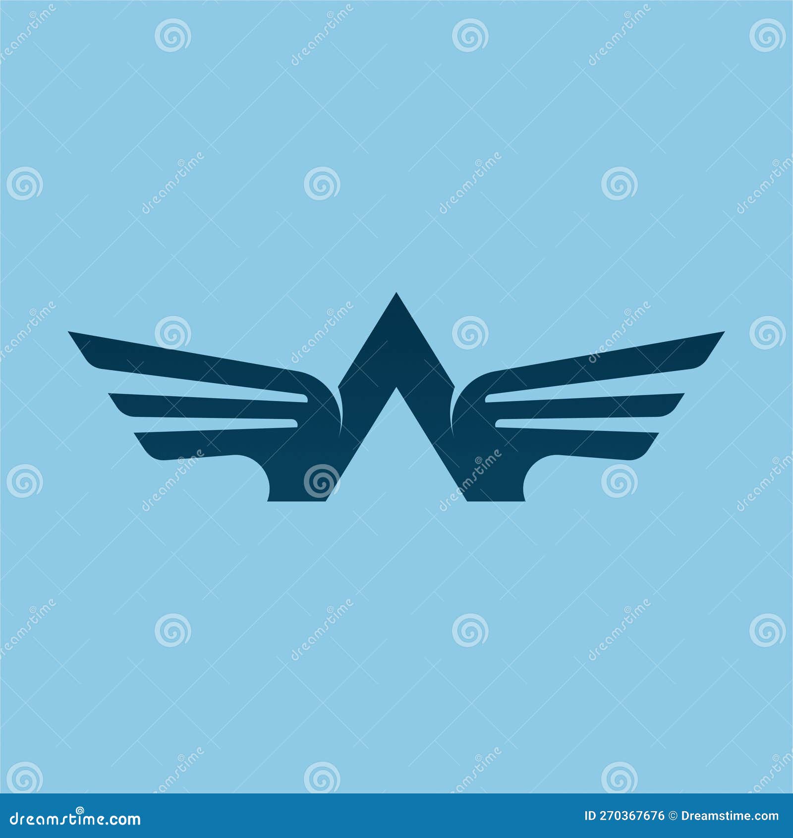 Airplane Logo Design. Simple Airplane Logo Stock Photo - Image of ...