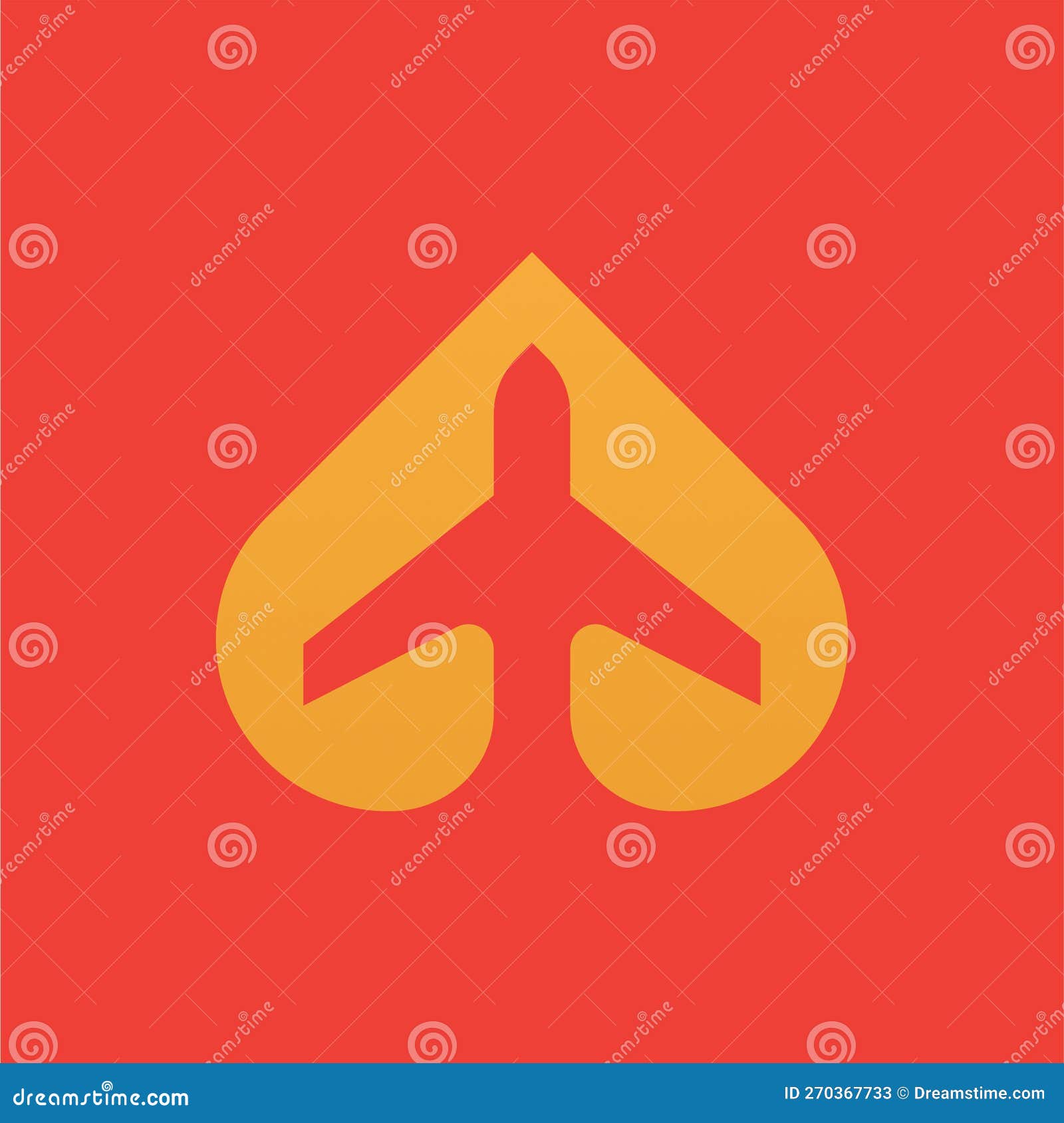 Airplane Logo Design. Simple Airplane Logo Stock Vector - Illustration ...