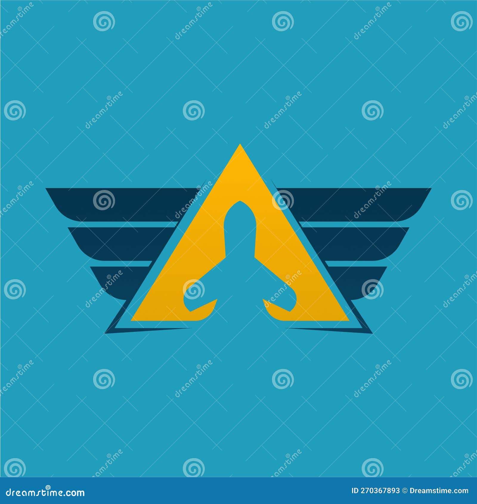 Airplane Logo Design. Simple Airplane Logo Stock Illustration ...