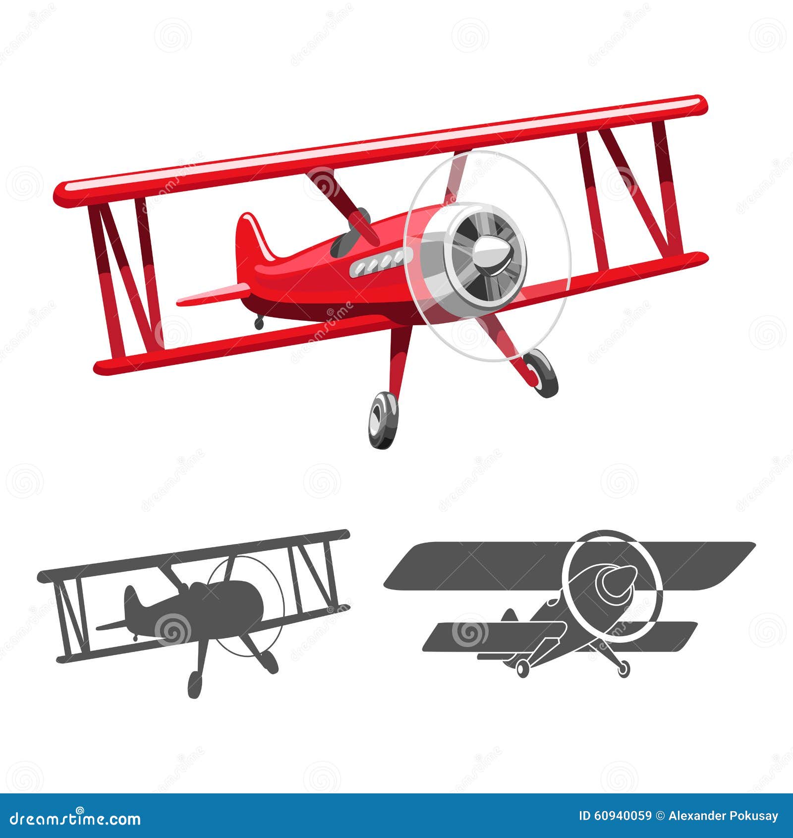 Airplane Logo Vector Illustration Stock Vector - Illustration of ...
