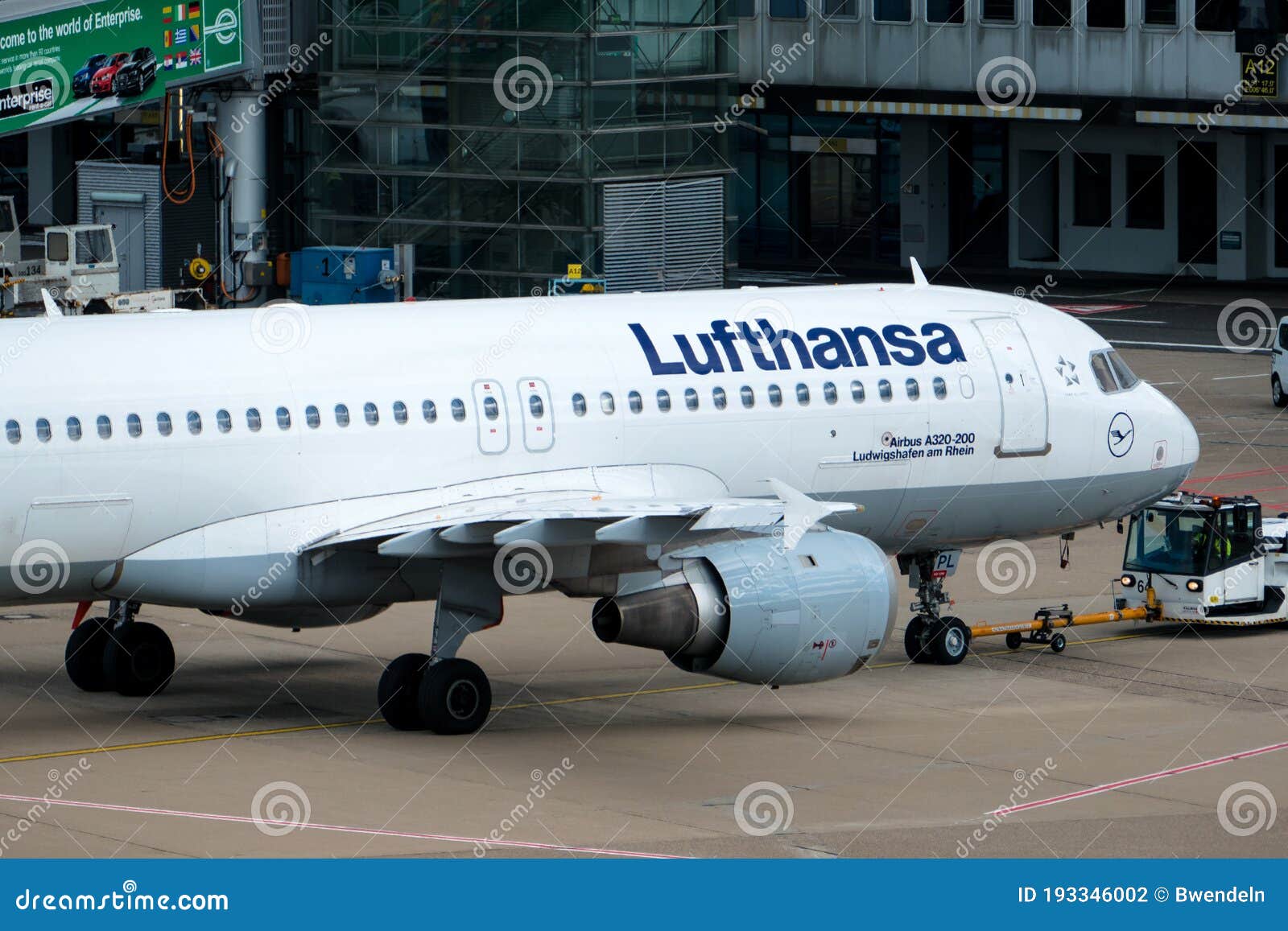 DUESSELDORF, GERMANY - October 10, 2019: Airplane of Lufthansa is ...