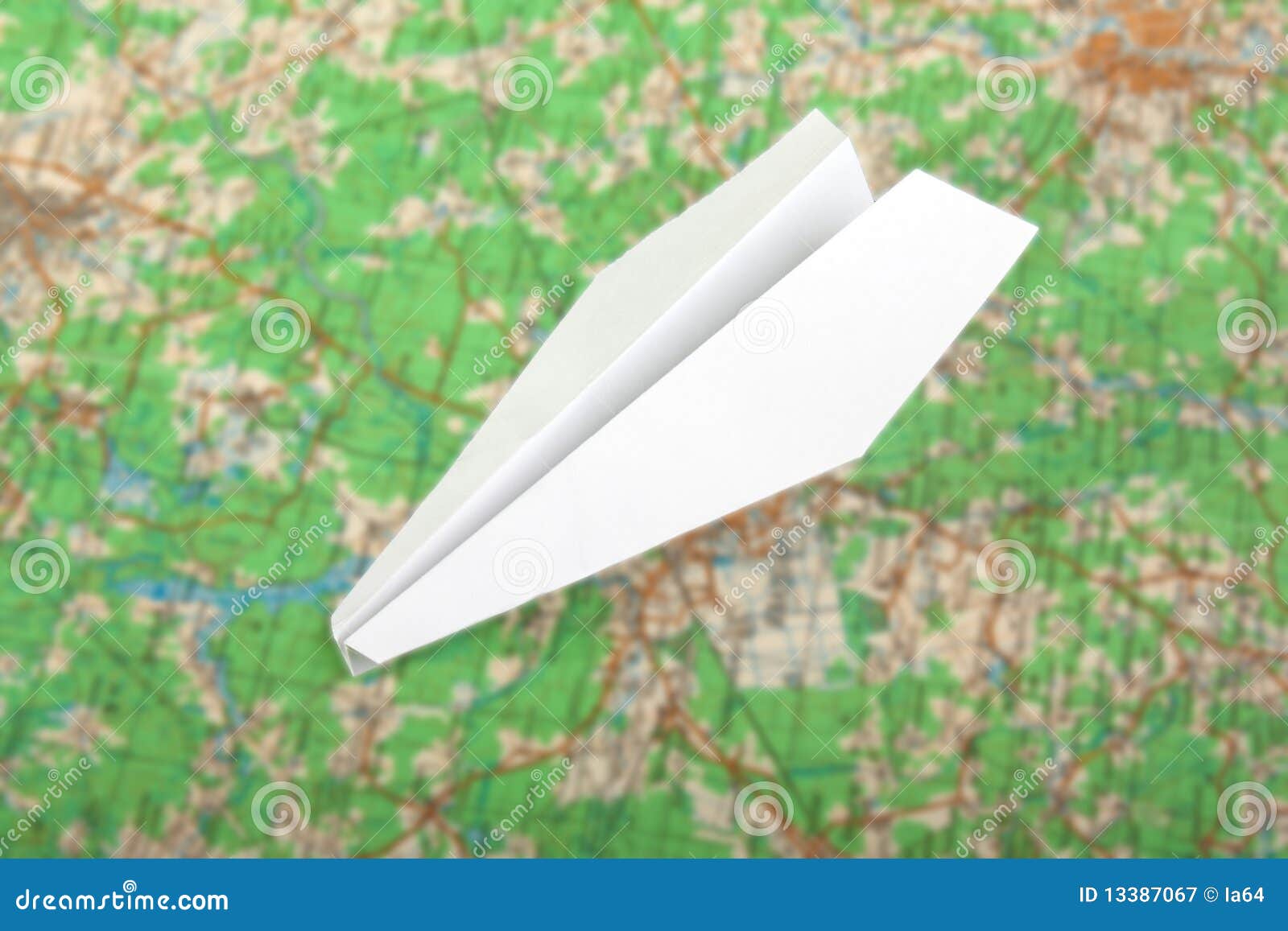 Airplane on map stock image. Image of destination, city - 13387067